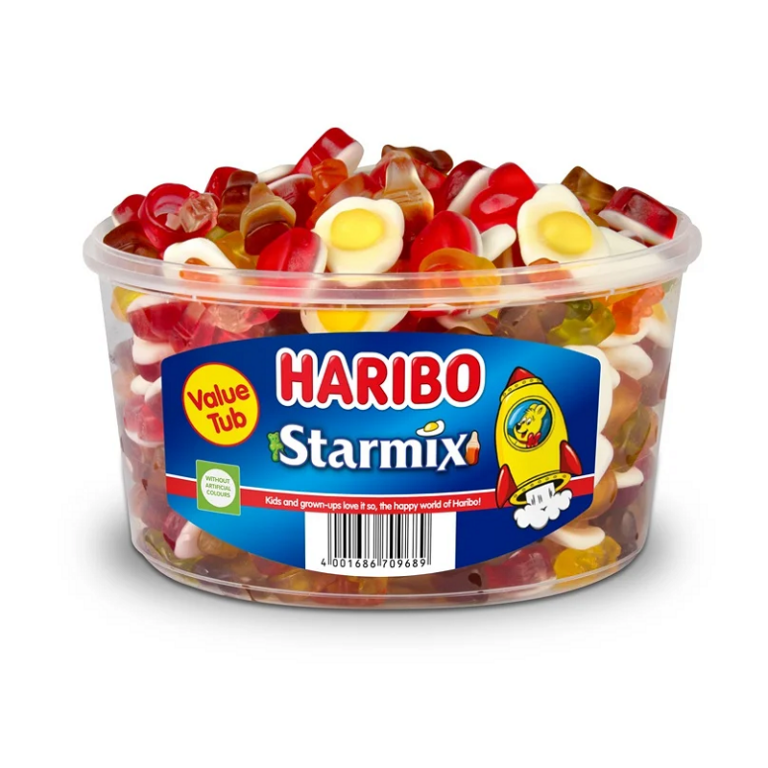 Haribo Starmix 1kg silo - JP Koffie - Koffie en meer!